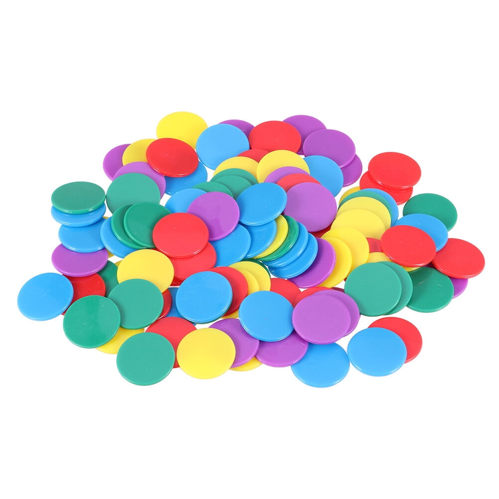 OUNONA Acrylic Counting Chips for DIY Math Learning and Bingo Games ...