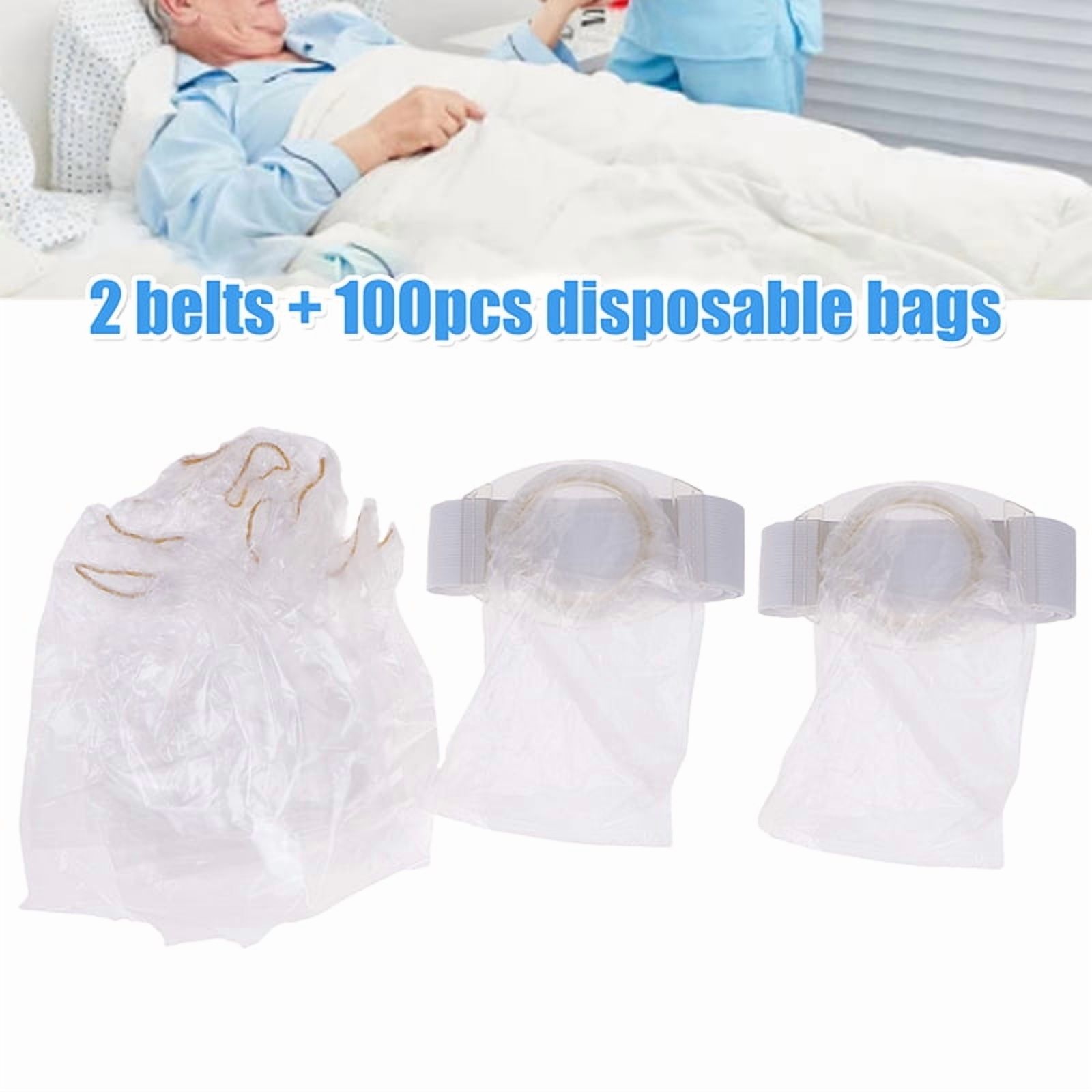 100pcs Colostomy Bags Skin‑Friendly Silicone Ostomy Ileostomy Stoma ...