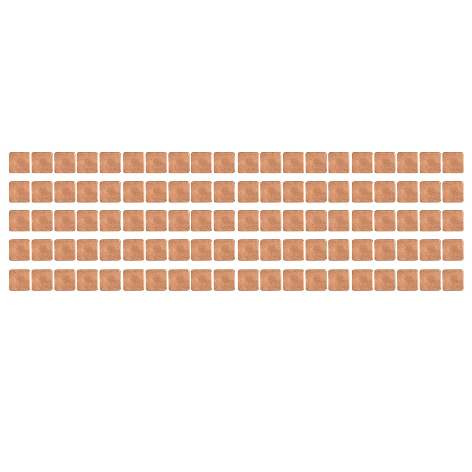 100pcs Copper Pad Shim Thermal Conductivity Burr Free Copper Shim ...