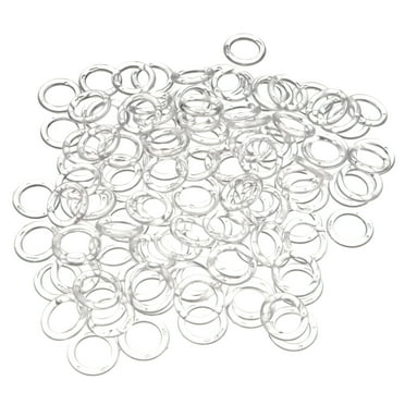 100pcs Curtain Rings Roman Rings Plastic Hanging Rings Curtain Accessories