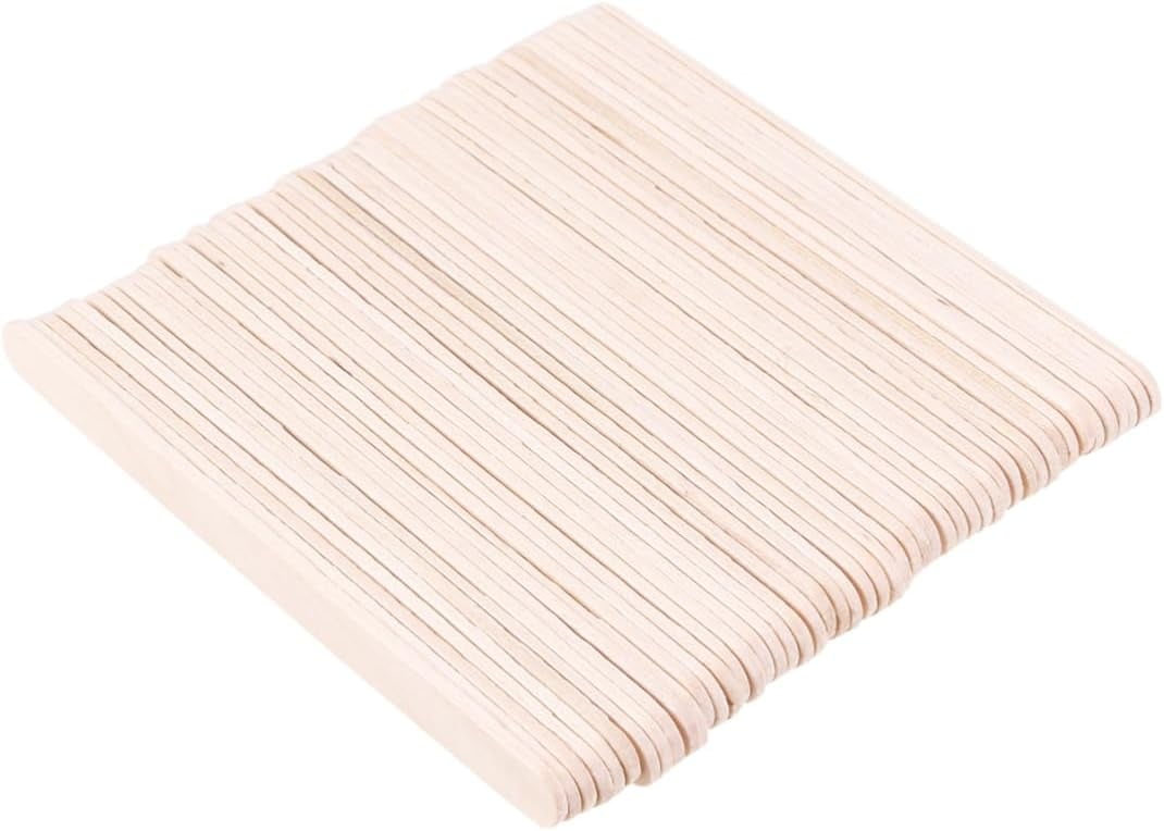 100pcs DIY Wood Sticks Kids DIY Sticks Wood Crafts for Kids Natural ...