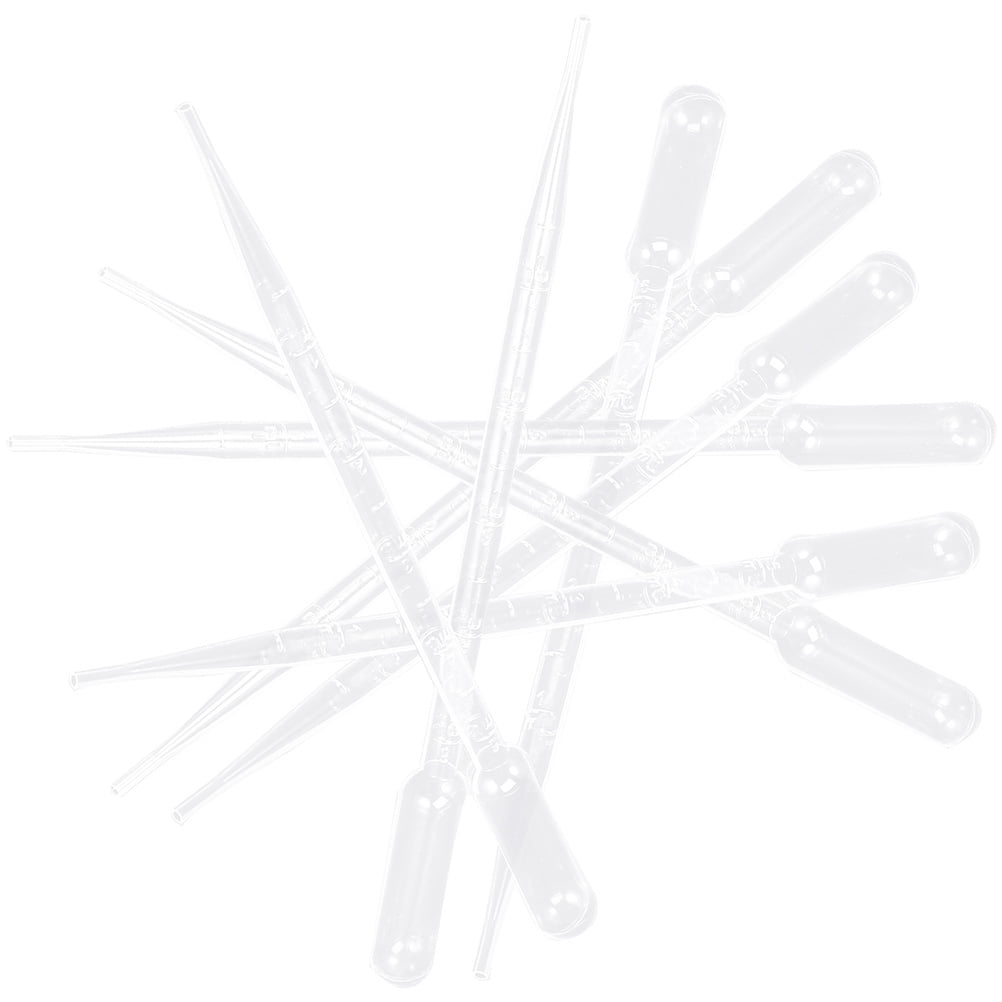 100pcs Disposable Dropper Transfer Liquid Pipettes Calibrated Dropper ...
