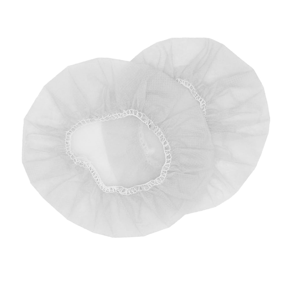 100pcs Disposable Headphone Covers Non-Woven Headset Stretch Caps ...