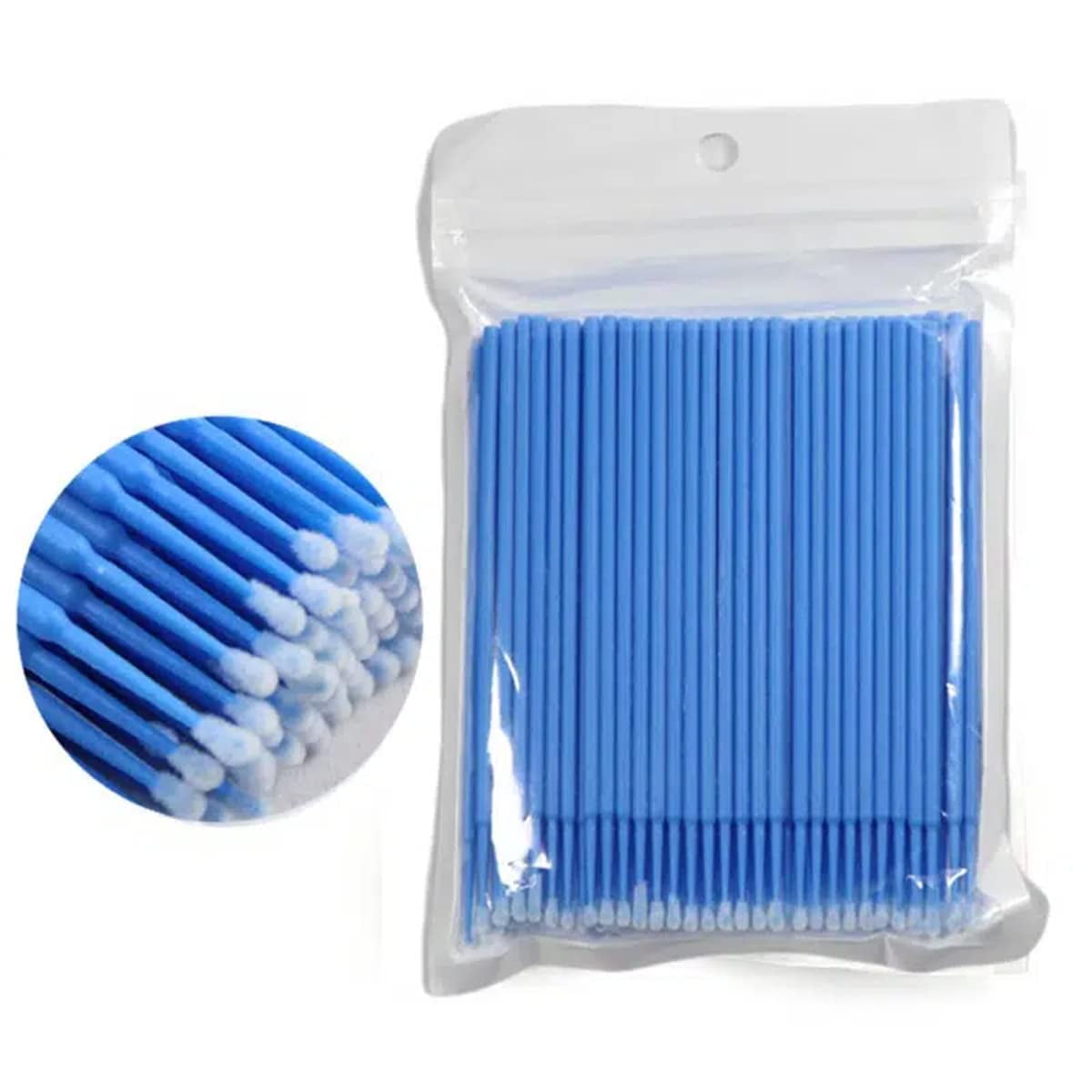 100pcs Disposable Microbrush Applicators, Microfiber Wands Micro ...