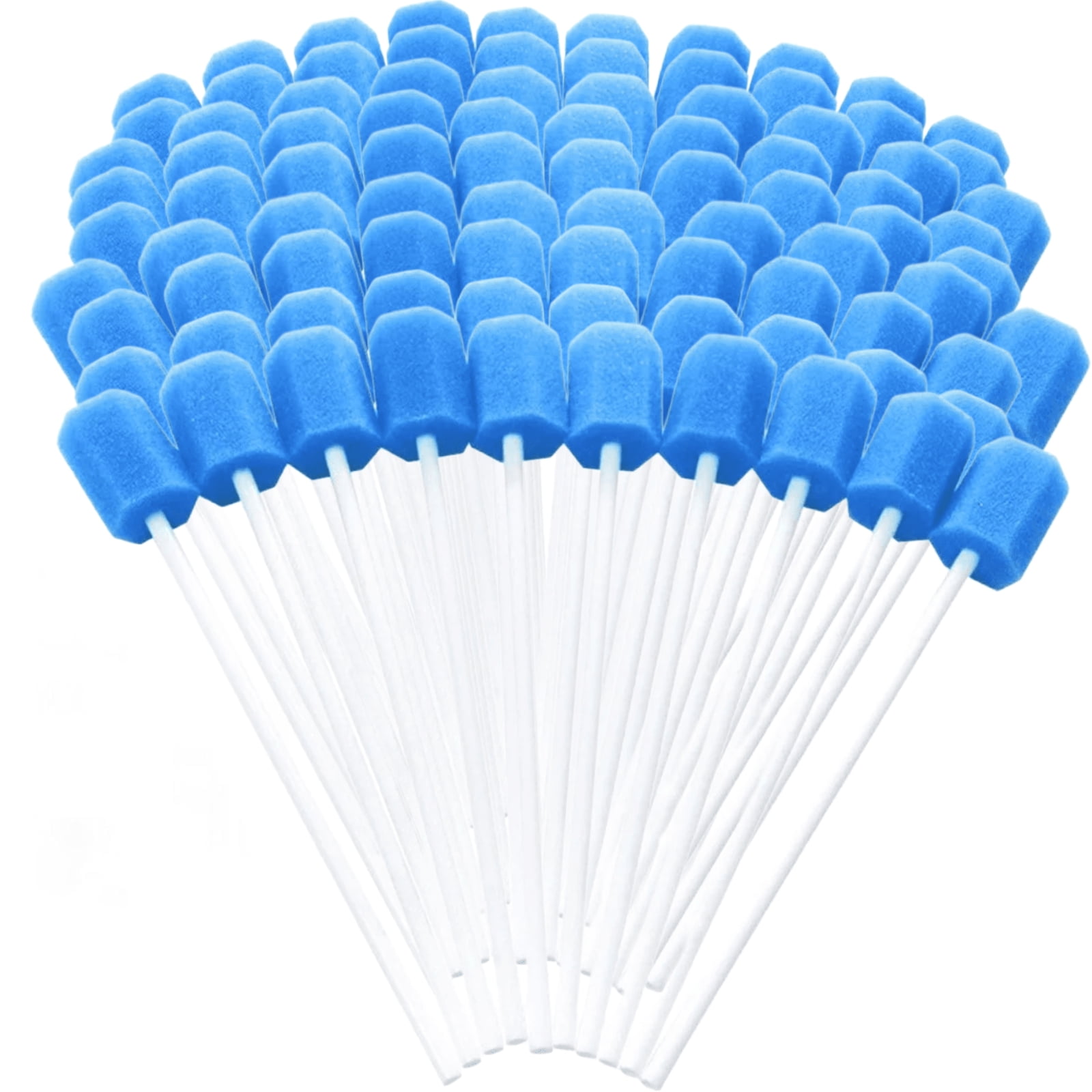 Walmart 100pcs Single Use Disposable Oral Foam Sponge Swab for Tooth ...