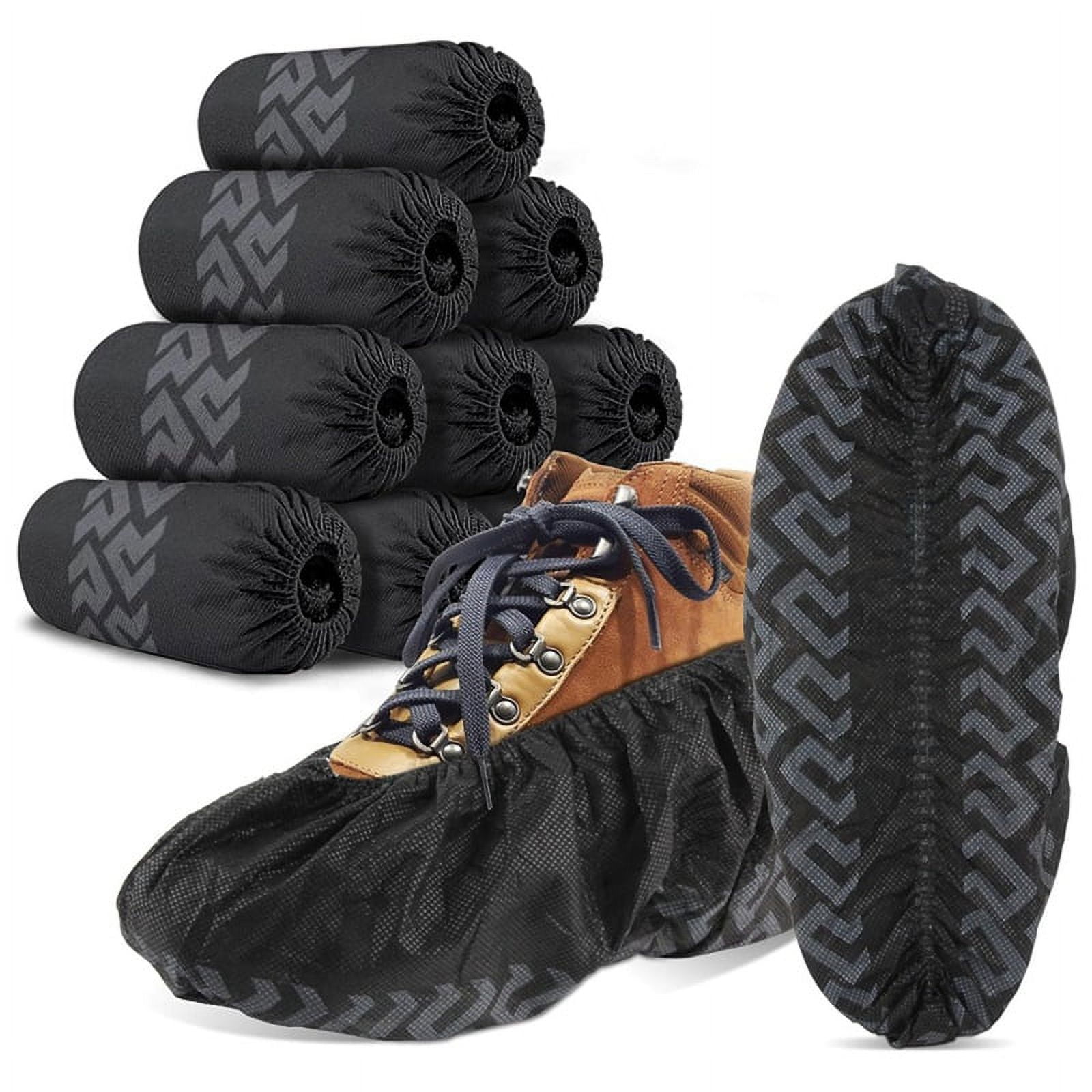 100pcs Disposable Shoe Covers Thick Recyclable Shoe & Boot Covers, Dust ...