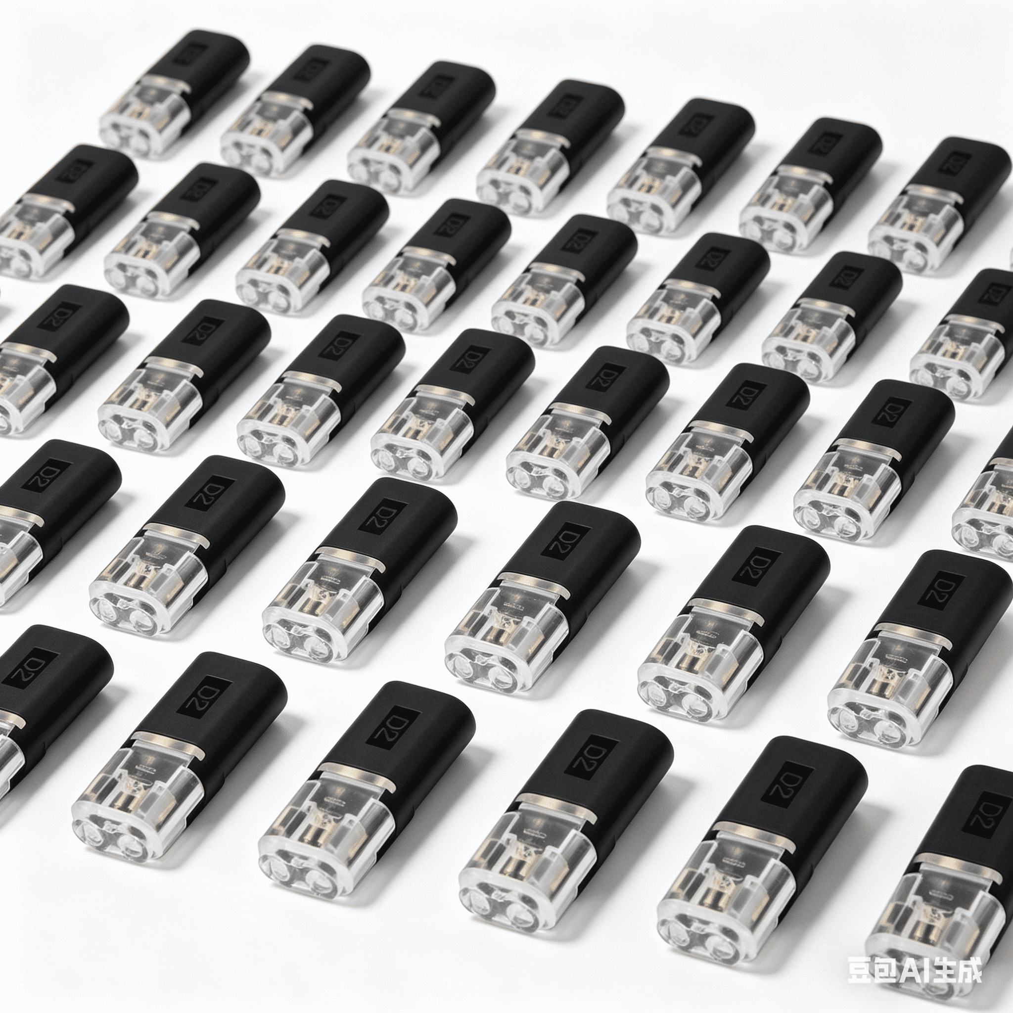 100pcs Double-Wire Plug-in Connector with Locking Buckle, Quick-Clip ...