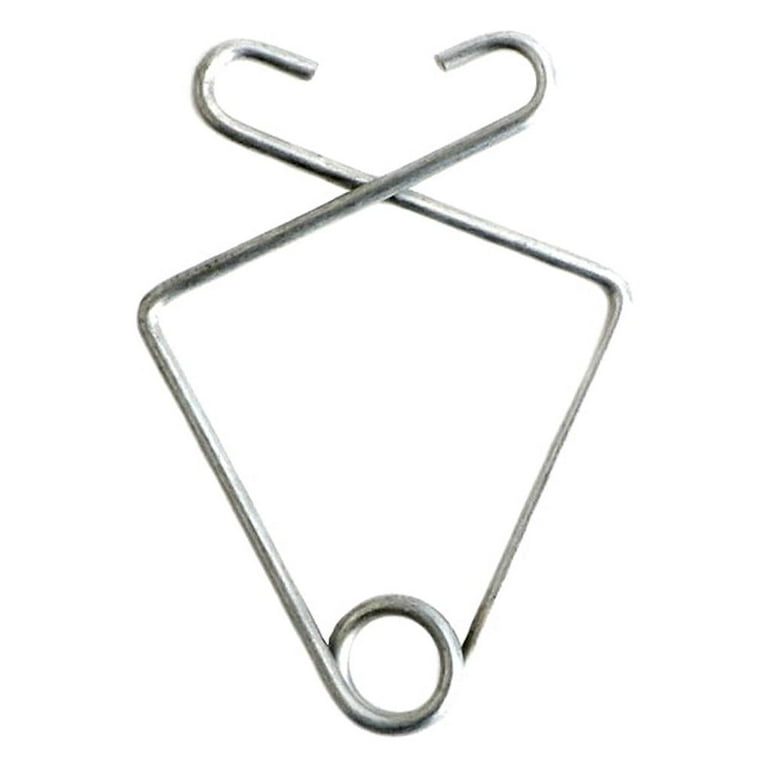100pcs Drop Ceiling Hook Clips Fish Shape Hook T Bar Grid Wire Suspended Ceiling Hanger