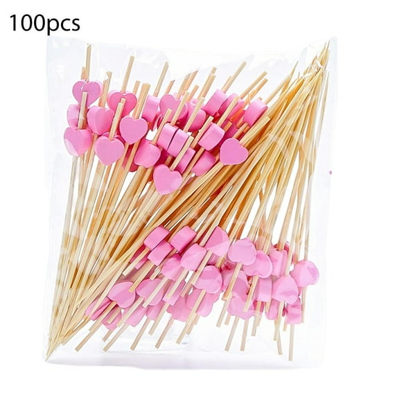 100pcs Easter Cocktail Picks, Easter Egg-Shaped Skewers Fruit Kabob ...