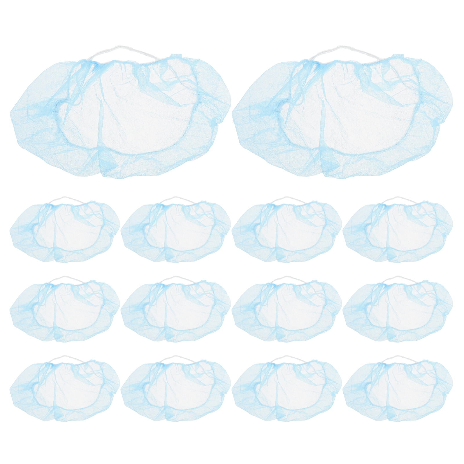 100pcs Disposable Elastic Beard Nets for Men, Food Service Beard Covers ...