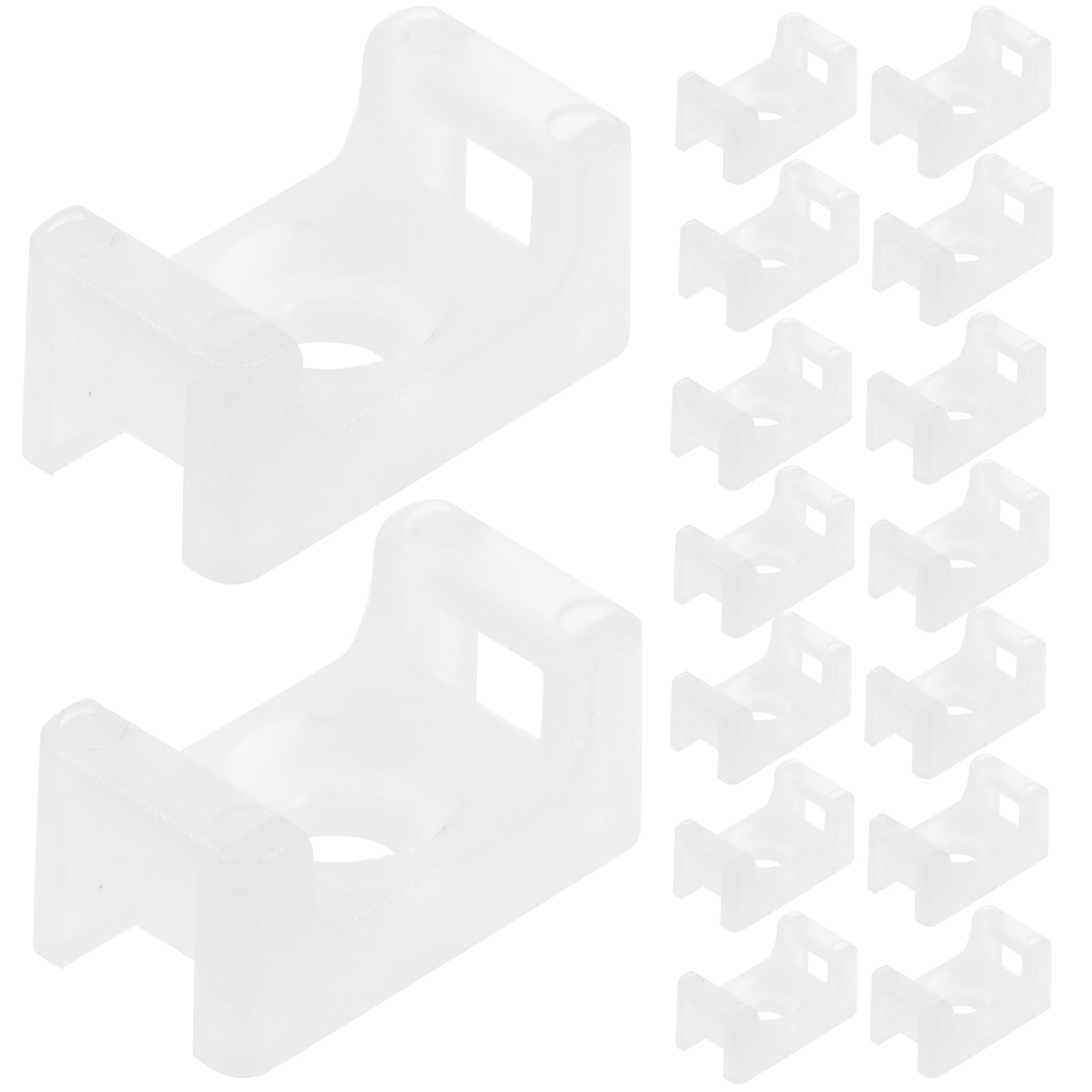 100pcs Extra Large Cable Tie Mount Heavy Duty Saddle Type Zip Tie ...