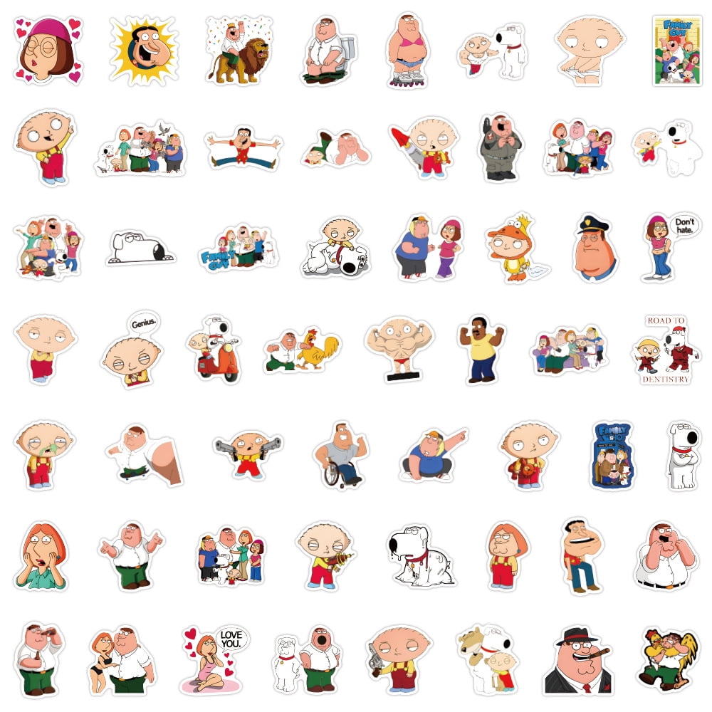 100pcs Familyguy Family Guy graffiti stickers decoration scooter ...