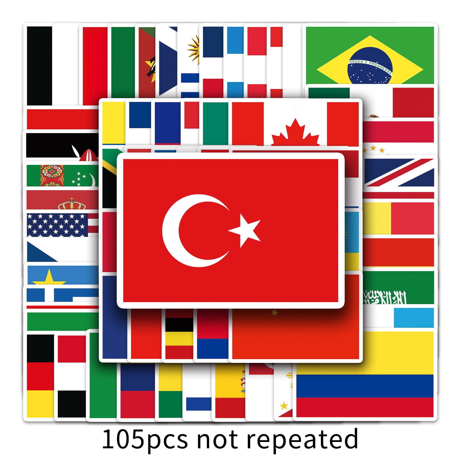 100pcs Fashion brand character series stickers cartoon cute handbook ...