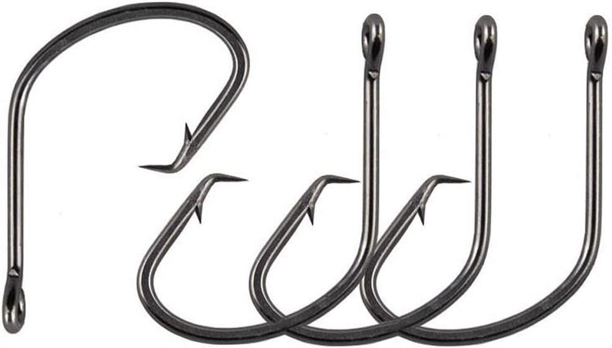 100pcs Fishing Circle Hooks Saltwater Set in line Circle Hook High ...