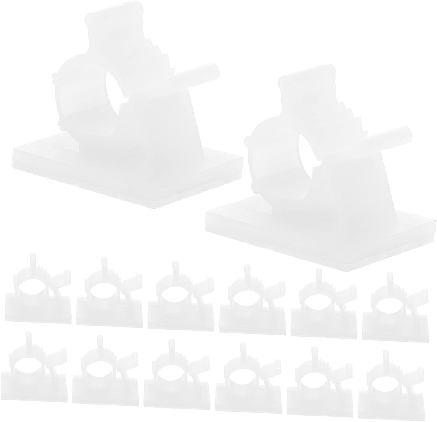 100pcs Fixed Lock Clamp Desk Organizer Desk Cord Holder Tool Stand Cord ...