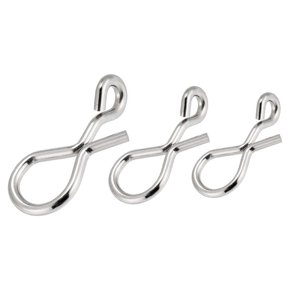 Colaxi 100x Fly Fishing Snap No Knot Snaps Fishing Hook Snap Connector ...