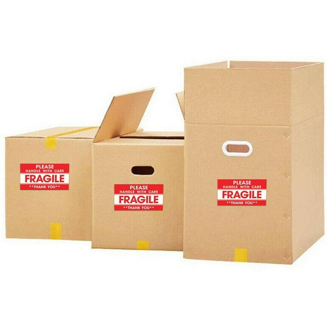 100pcs Fragile Warning Label Logistics Shipping Mark Warning Sticker ...