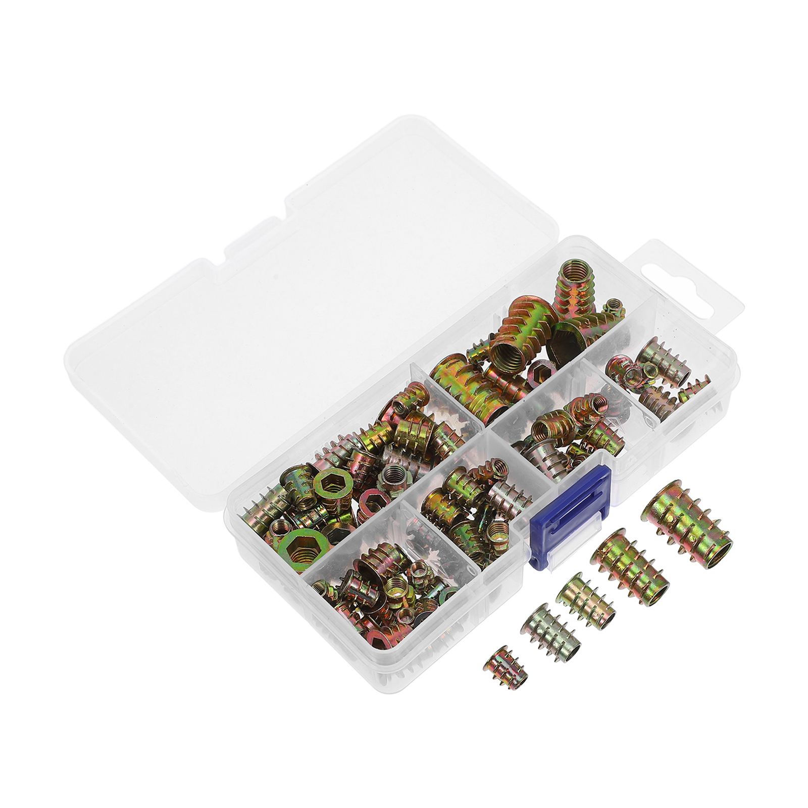 100pcs Furniture Hex Drive Threaded Screws Home Furniture Embedded ...