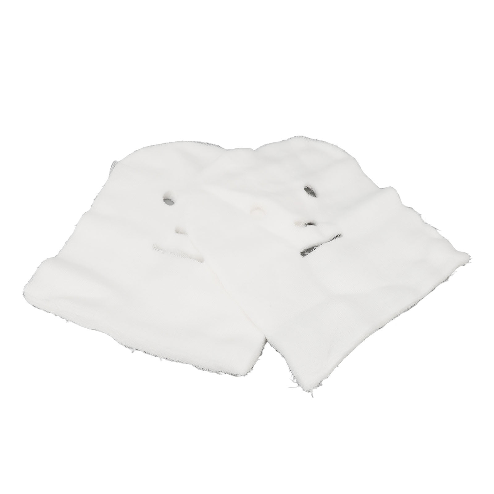 100pcs Gauze Facial Mask Soft DIY Disposable Pre Cut White Gauze Face ...