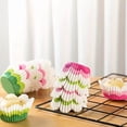 100pcs Gradient Color Cupcake Liners - Wavy Edge Baking Cups for ...