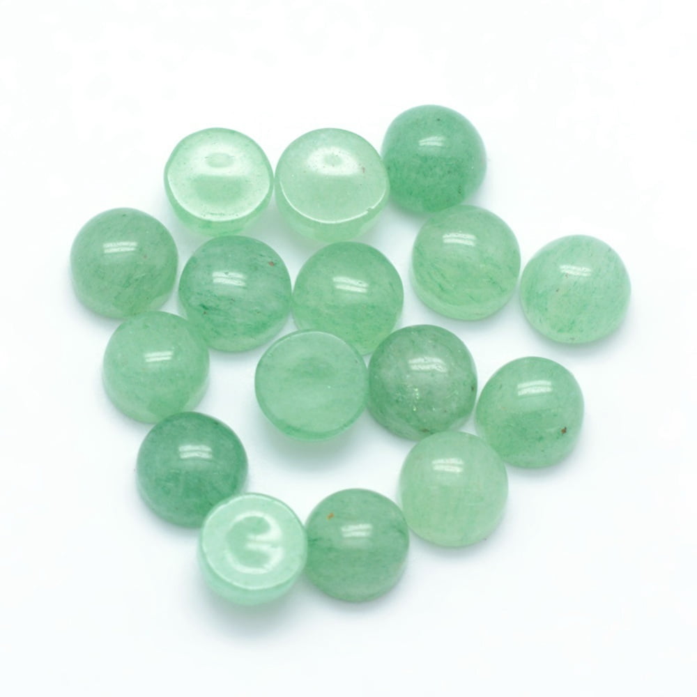 100pcs Green Aventurine Cabochons Half Round 4x2~2.5mm - Walmart.com