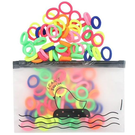 100pcs Hair Bobbles for Women Girl Hair Scrunchies Ponytail Holder ...