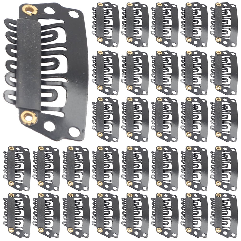 100pcs Hair Extension Clips Snap Clips Wig Holding Clips for Hair ...