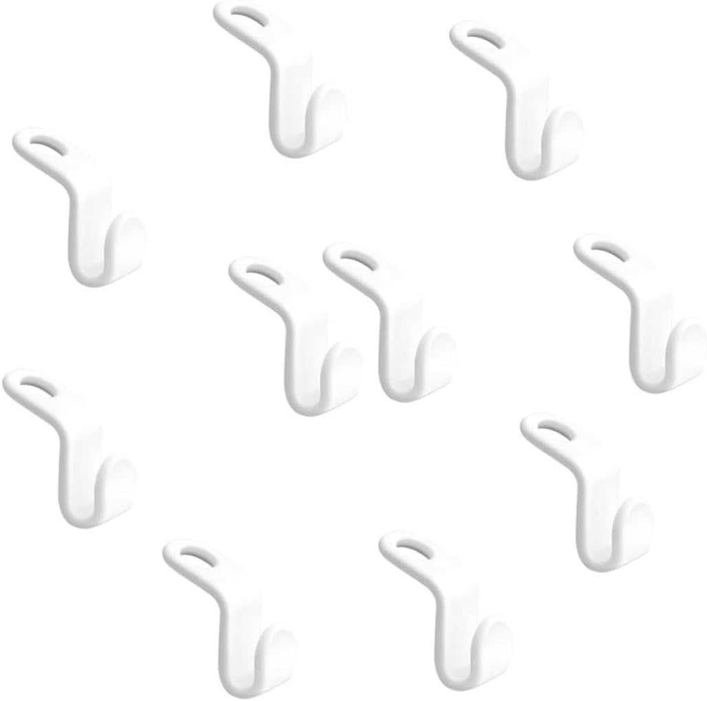 100pcs Hanger Hook Outfit Hangers Plastic Hooks Shoe Closet Organizer ...