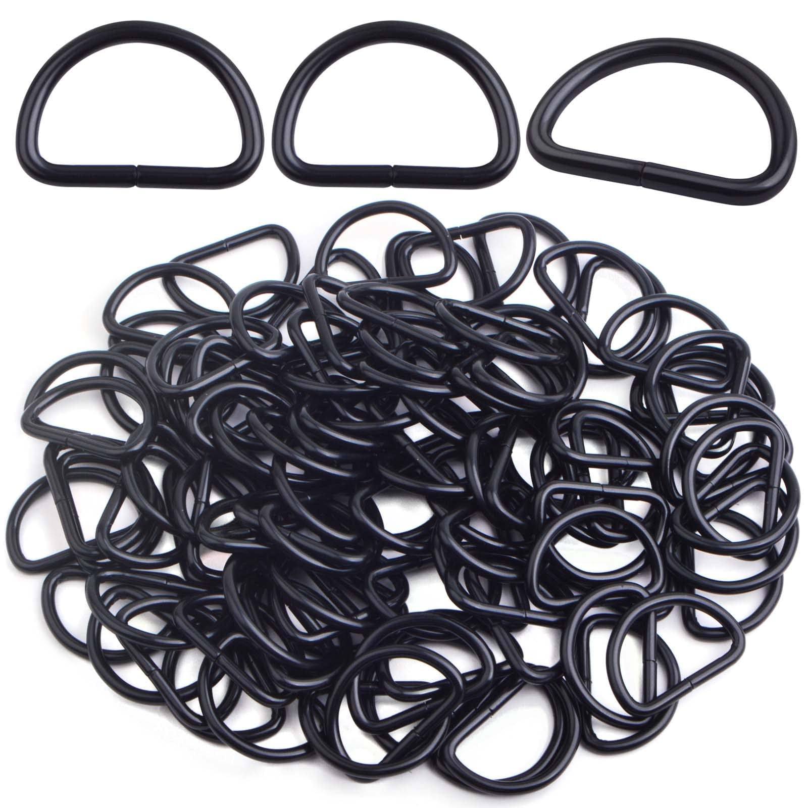 100pcs Heavy Duty Semi-Circular D Rings Multi-Functional Half Round D ...