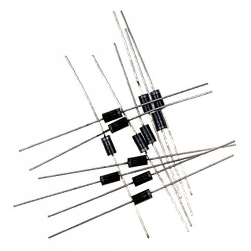 100pcs IN4007 1A 1000V DO-41 Inline Package Fast Recovery Rectifier ...