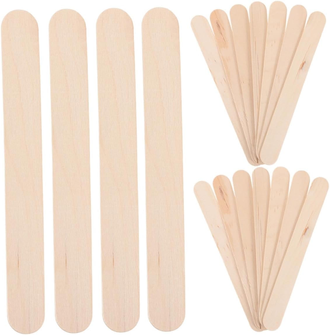 100pcs Ice Cream Stick Sticks for DIY Wood Crafts Ice Cream Making ...