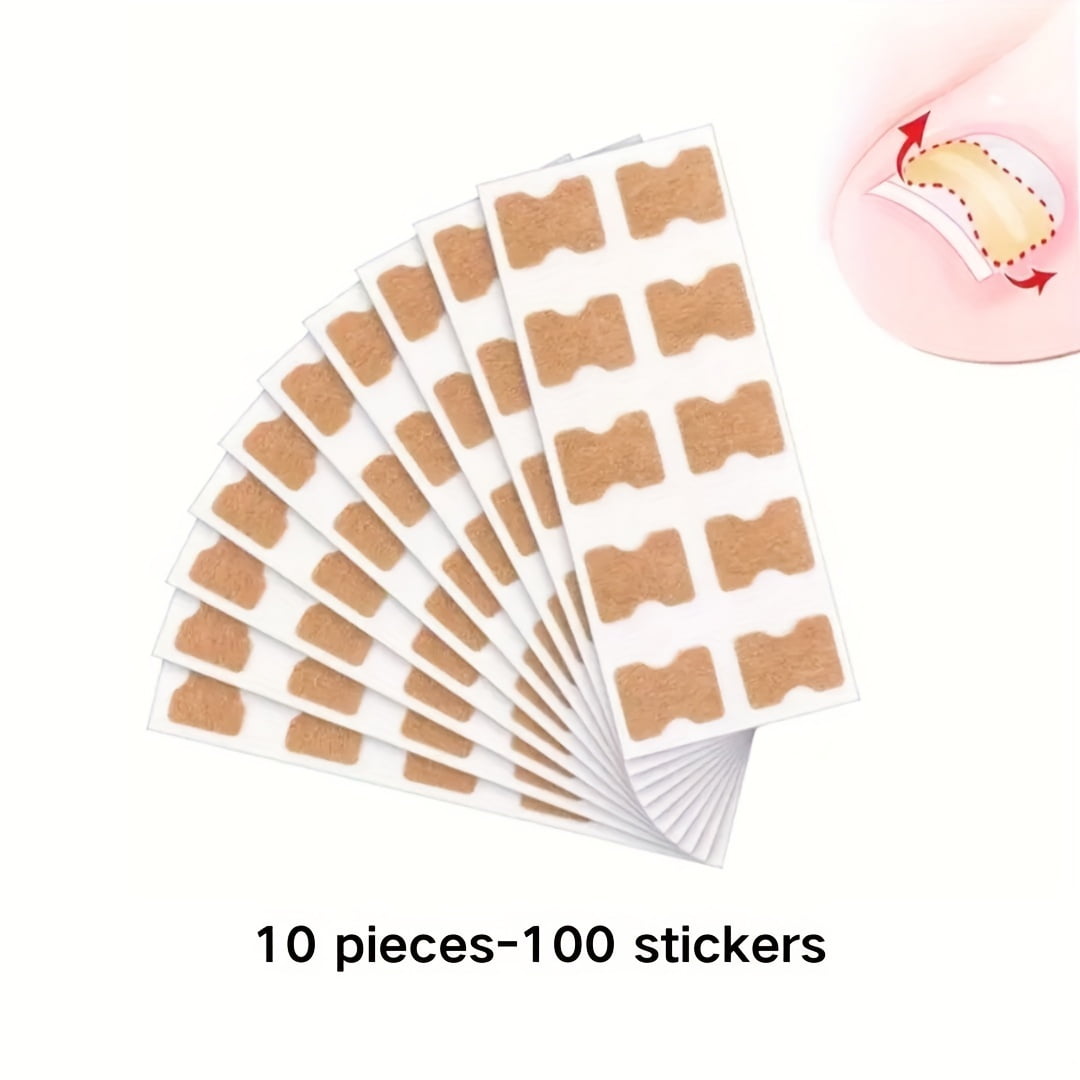 100pcs Ingrown Toenails Corrector Nail Pads Toenail Patches Glue-free ...