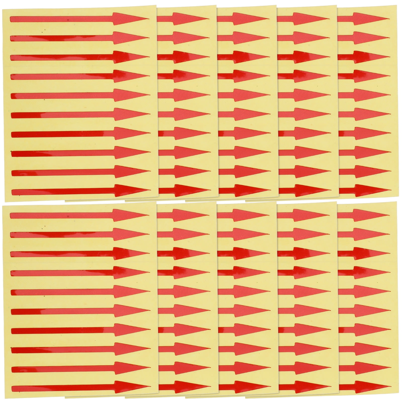 100 Pcs Thread Jar Pointer Stickers Arrow Hook Rack Stationery Notebook ...