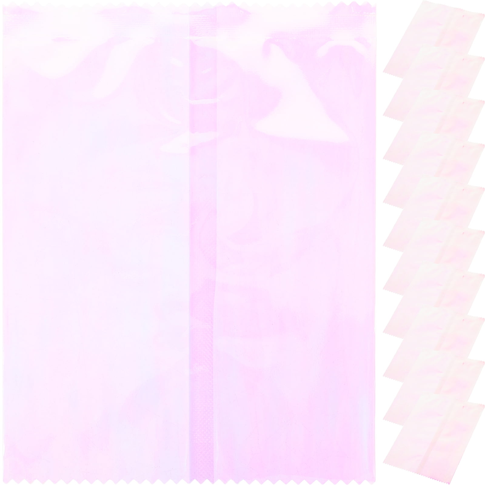 Worgeous 100pcs Iridescent Holographic Cellophane Gift Bags for Party ...