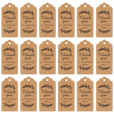 Riforla Gift Tags with String Kraft Paper Gift Tags Personalized Hang ...