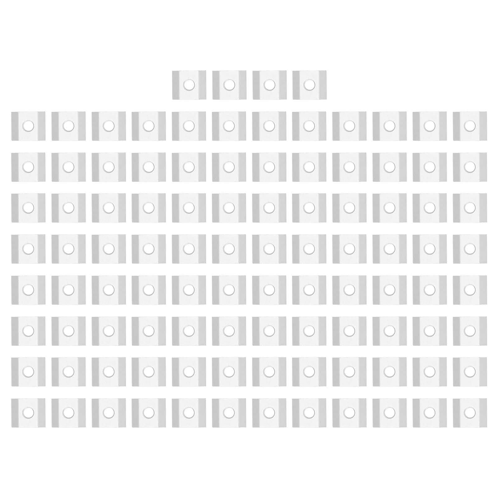 100pcs M8 Thread Slide Nut Aluminum Alloy T Slot Nut Solar Power Mount ...