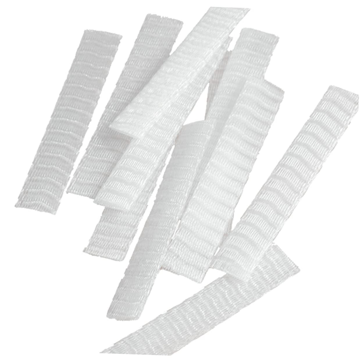 100pcs Makeup Brush Protective Covers Pe Plastic Mesh Sleeves for ...