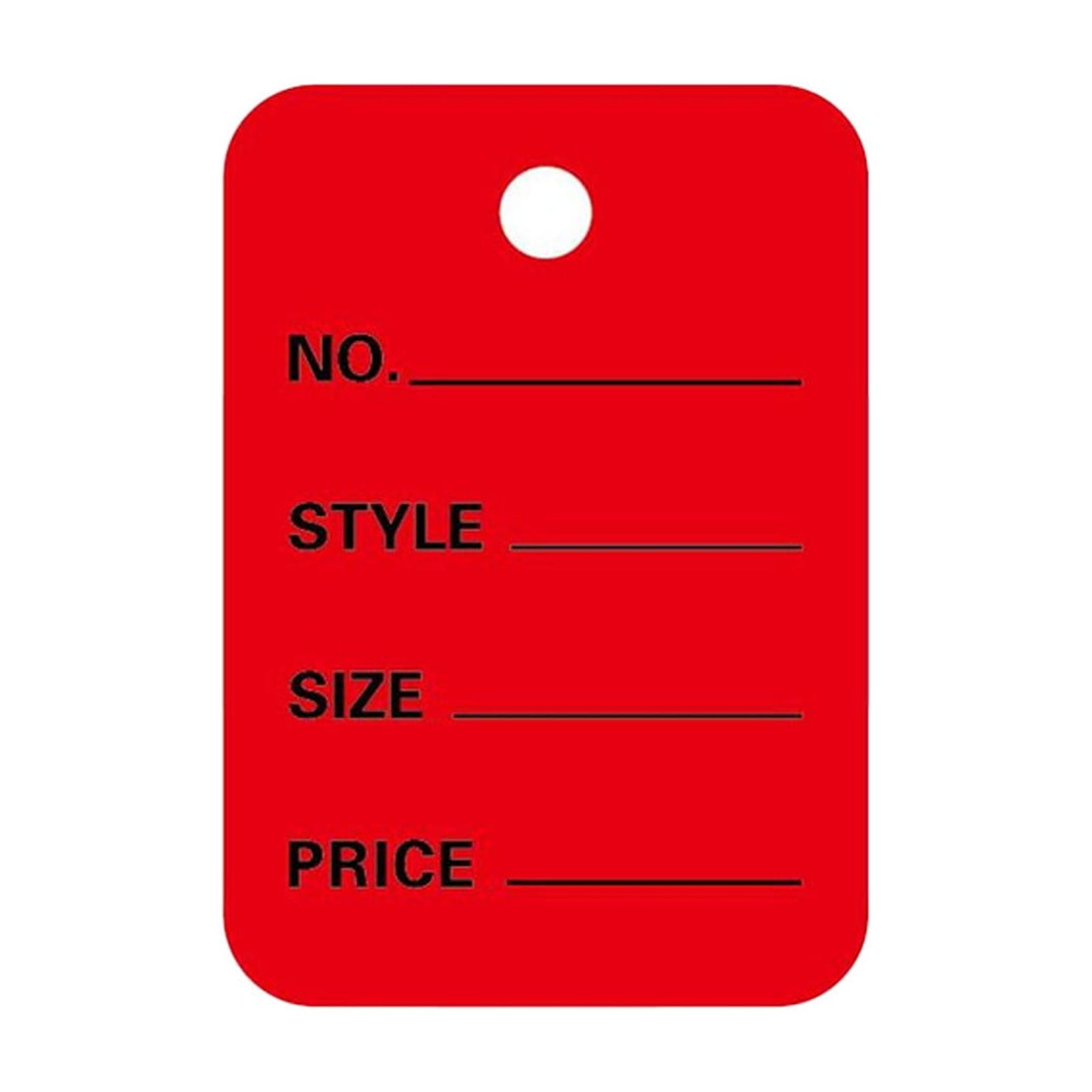100pcs Marking One Part Hard Paper Tag Size 5x3.5cm Bundant Tags: There ...