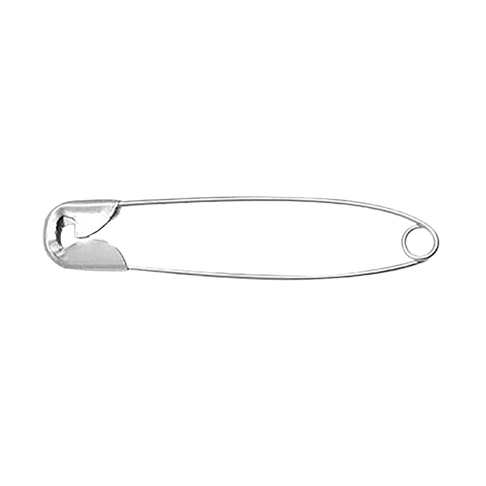 100pcs Metal Buckle Safety Pins Resistant Heavy Duty Pin Clothes Crafts ...