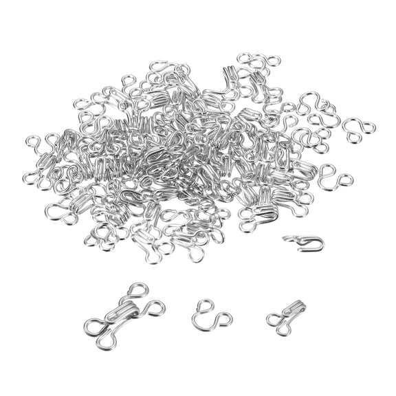 54pcs Sewing Hooks and Eyes Closure Suitable for Skirt Bra Clothing ...