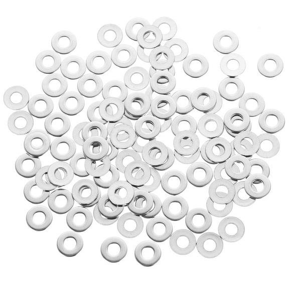 Wideskall Zinc Plated Steel Flat Washers Set Assortment Kit 3 Size 1/2 ...