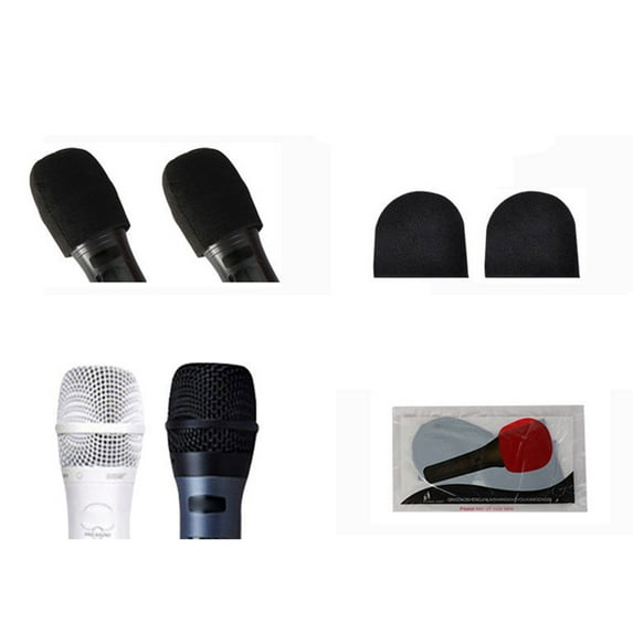 100pcs Microphones Foams Cover Protector Thickened Handheld Stage ...