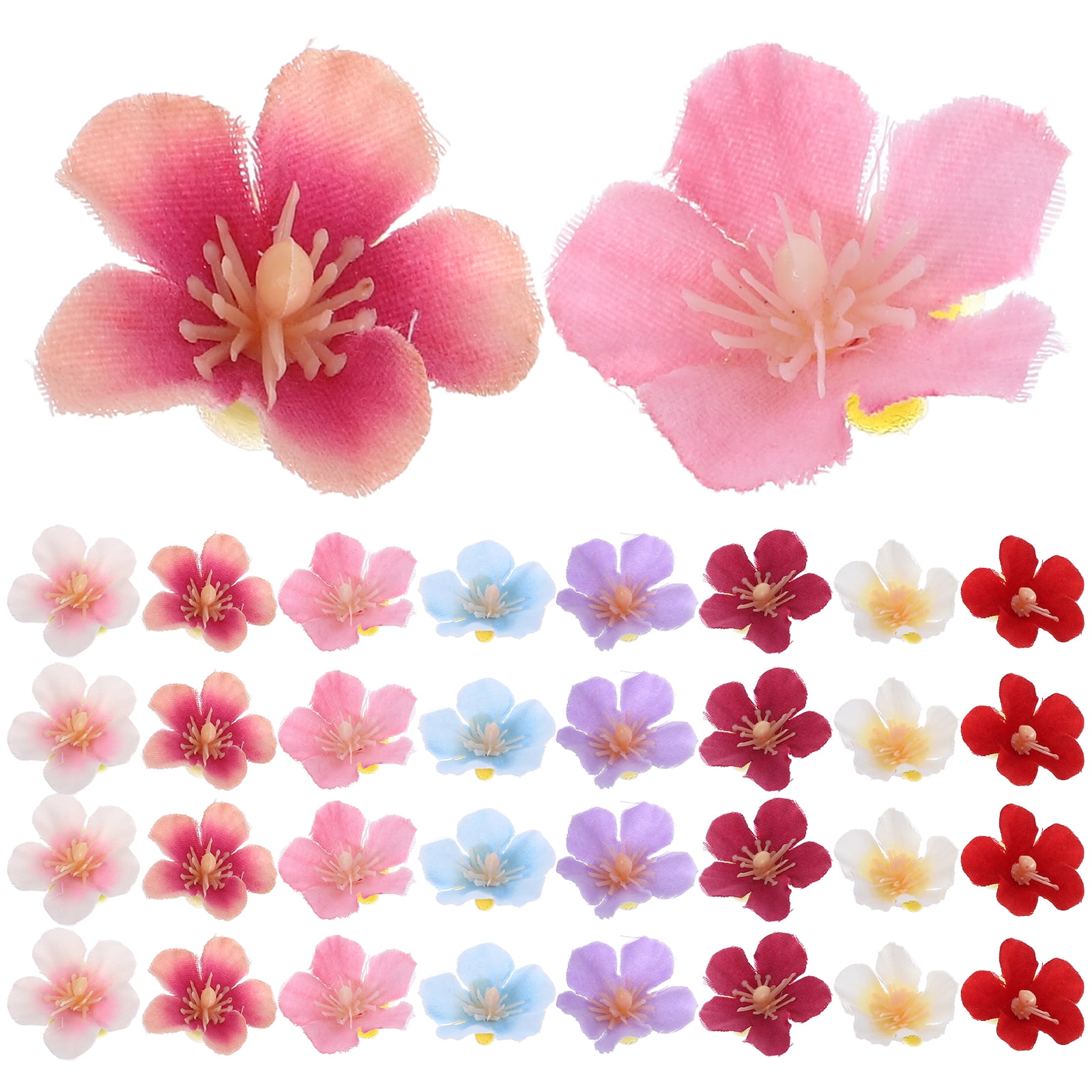 100pcs Mini Artificial Cherry Blossom Petals for DIY Crafts Wedding ...