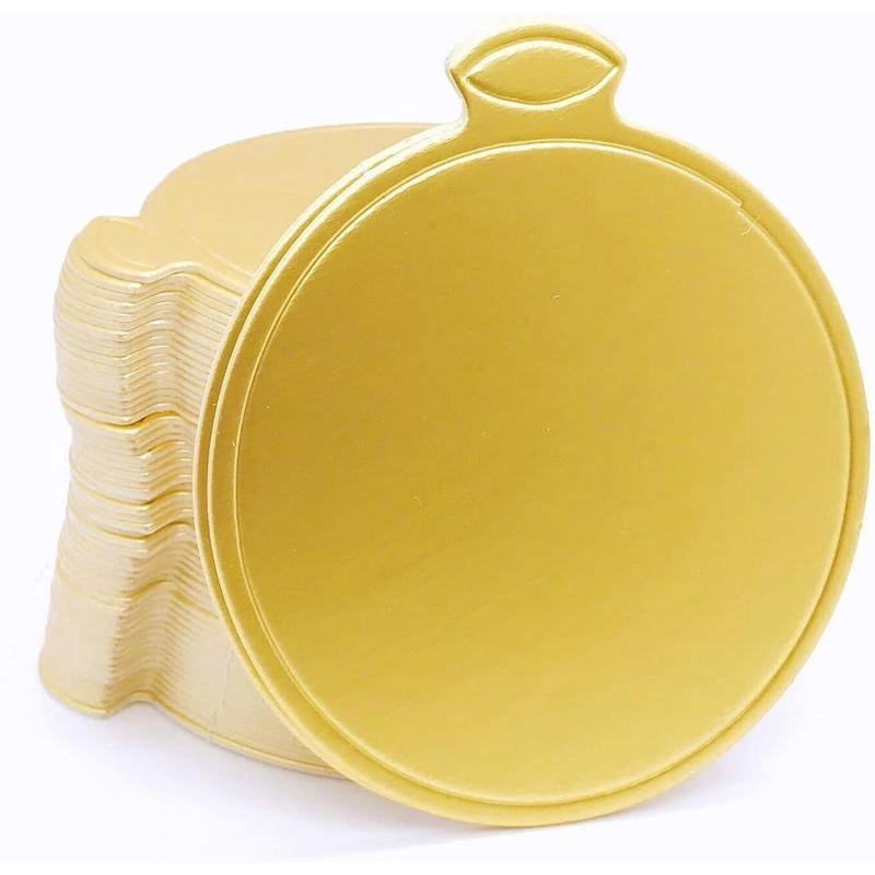100pcs Mini Cake Boards, 3.1" Mini Cardboard, Mousse Cupcake Base for ...