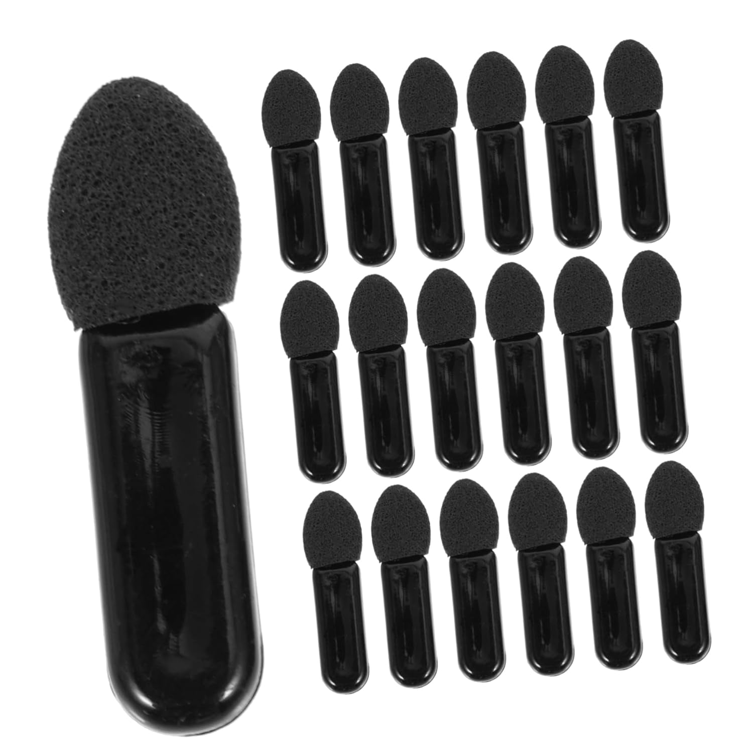 100pcs Mini Eyeshadow Swab Sponge Tip Eyeshadow Applicators Eye Makeup ...