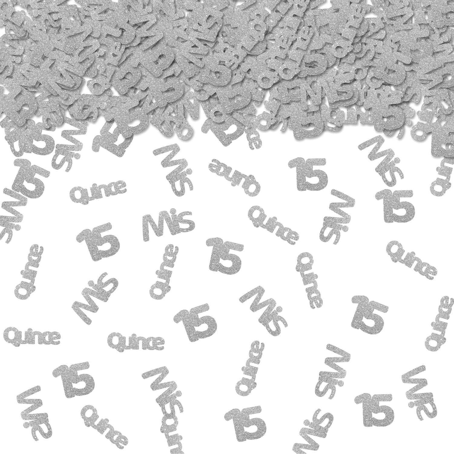 100pcs Mis Quince 15 Confetti, 15th Birthday Table Confetti, Sweet 15 ...