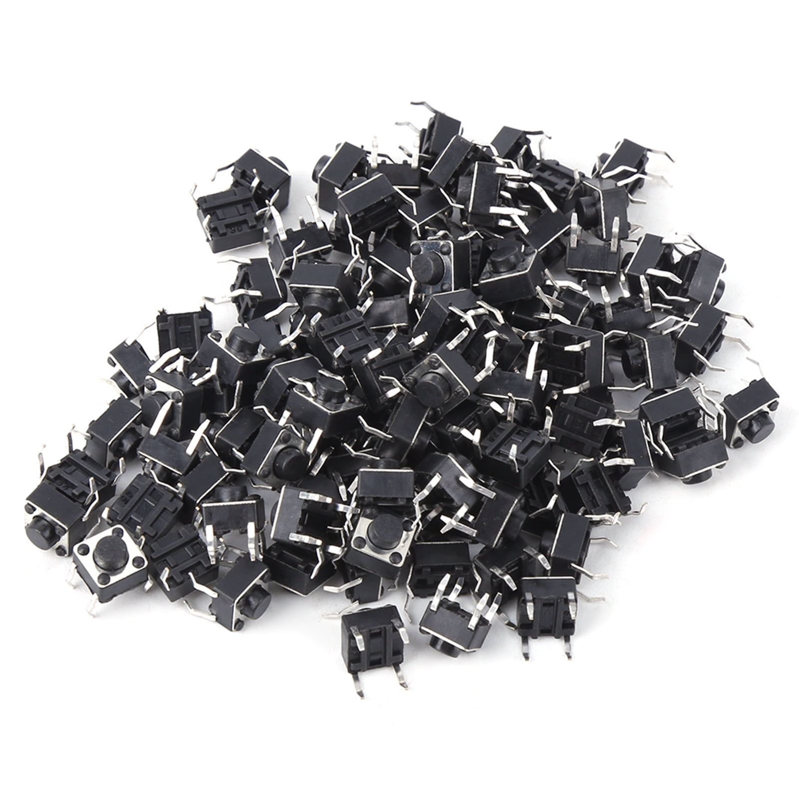 100pcs Momentary Tactile Push Button Switch Mini Micro Tact Switch ...