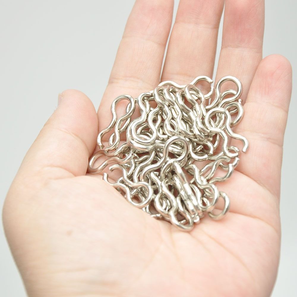 100pcs New Gold Portable Line tackle Fast lock Fishing Hanging Snap ...