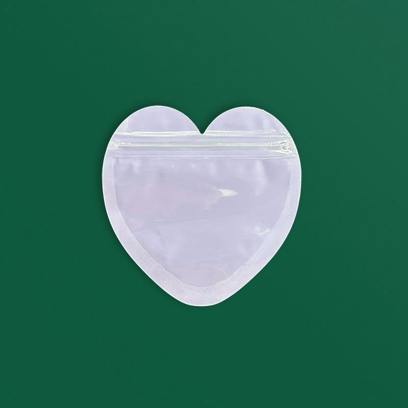 100pcs OPP Packaging Zip Lock Bags with Clear Window Top Self Seal ...