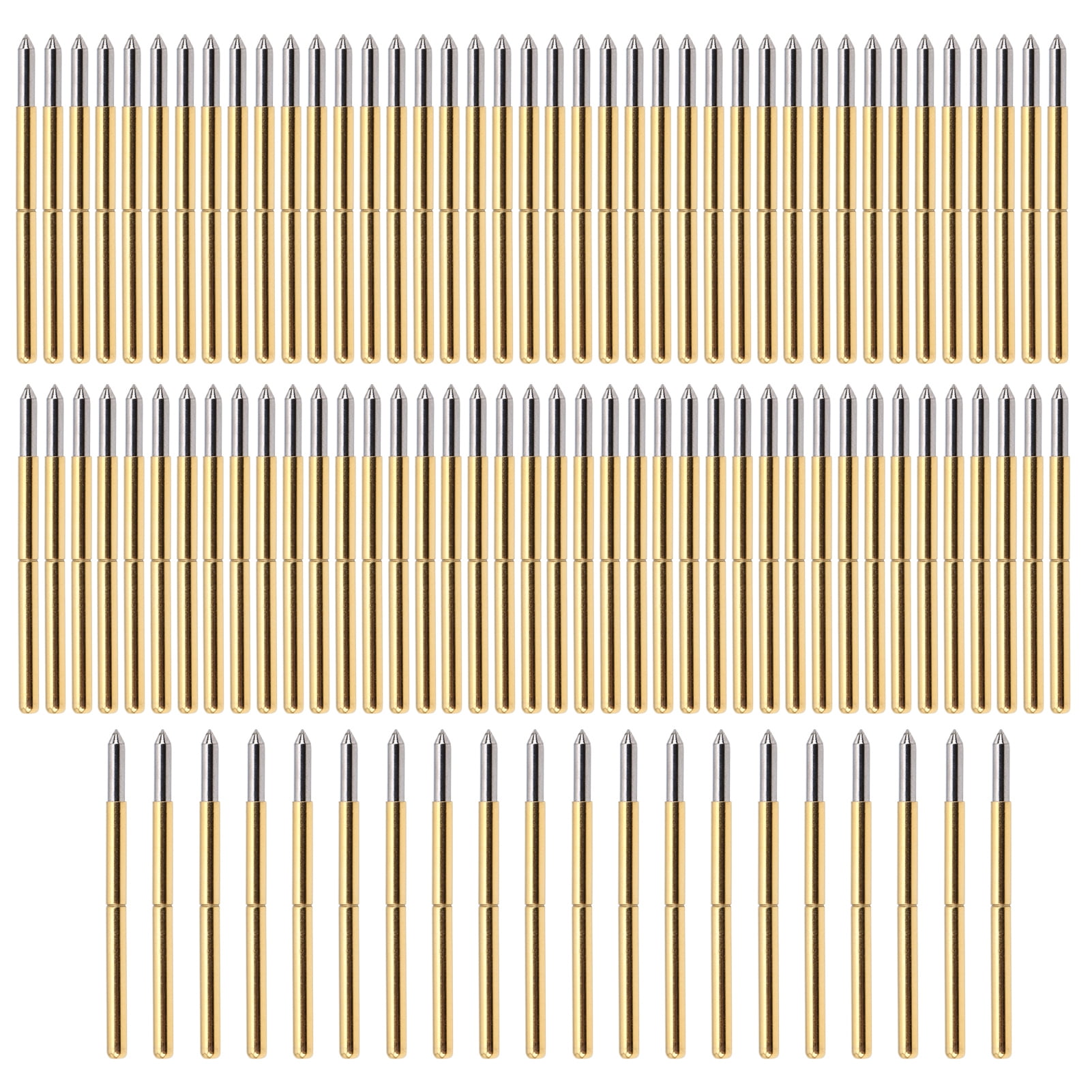 100pcs P125‑B Test Probe 2.0mm Spring Test Detection Probe Pins Brass ...